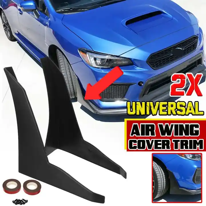 Universal Car Side Fender Air Wing Cover Trim Side Splitters Winglet ...