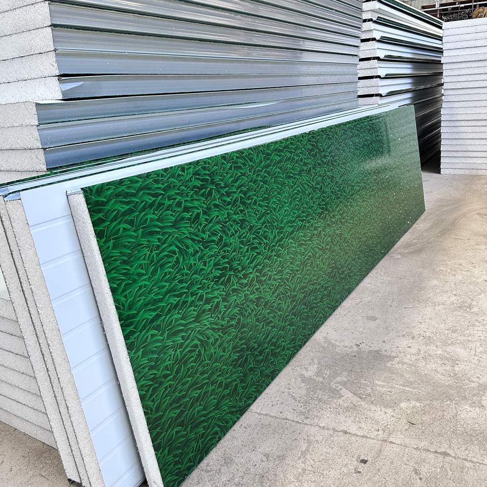EPS Sandwich Panel, Color Metal Surface, Weatherproof Thermal ...