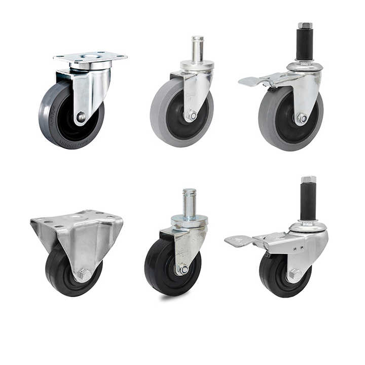 DLPO ESD antistatic trolley chair wheels steel wire shelving castors ...