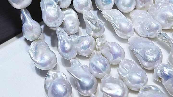 Natural Colorful Freshwater Loose Pearl Baroque Irregular Shape Pearl ...
