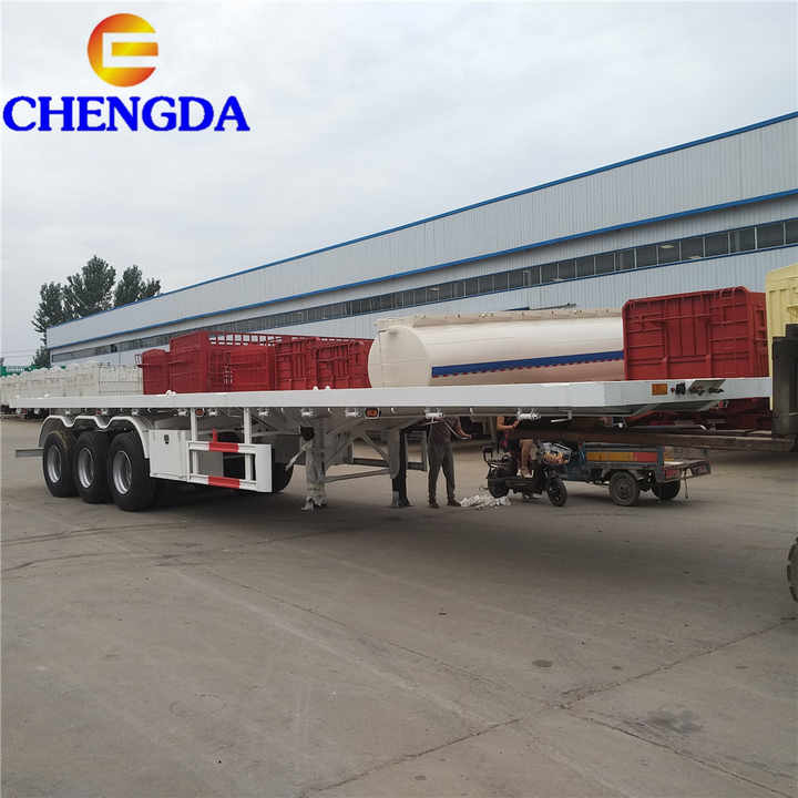 3 Axles Container Dolly - Flat Bed Trailers for 20ft & 40ft