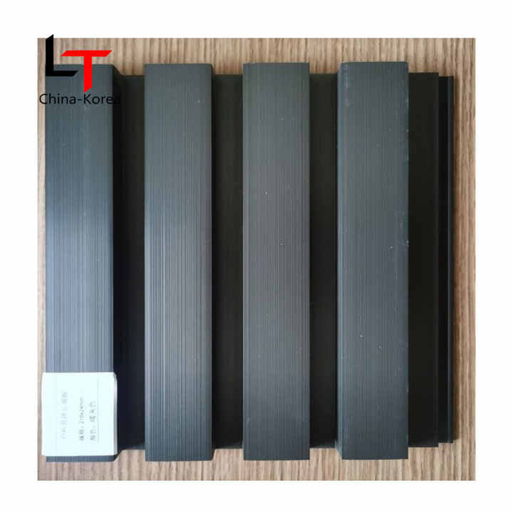 Longtime Pvc Pared Panel Cladding Home Decor Fire Retardant Slatted Wpc ...