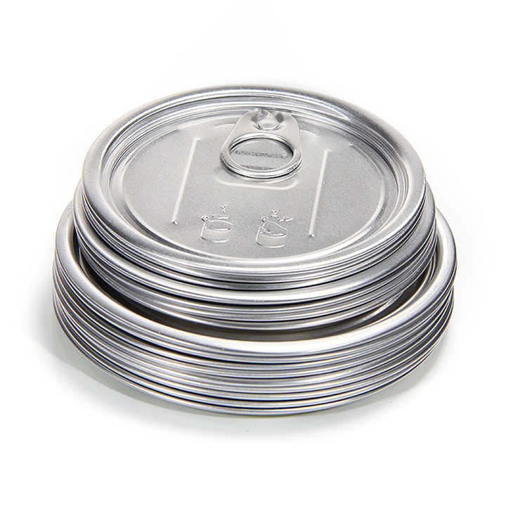 Aluminum Easy Open Lids - Ideal for Cans & Custom Orders