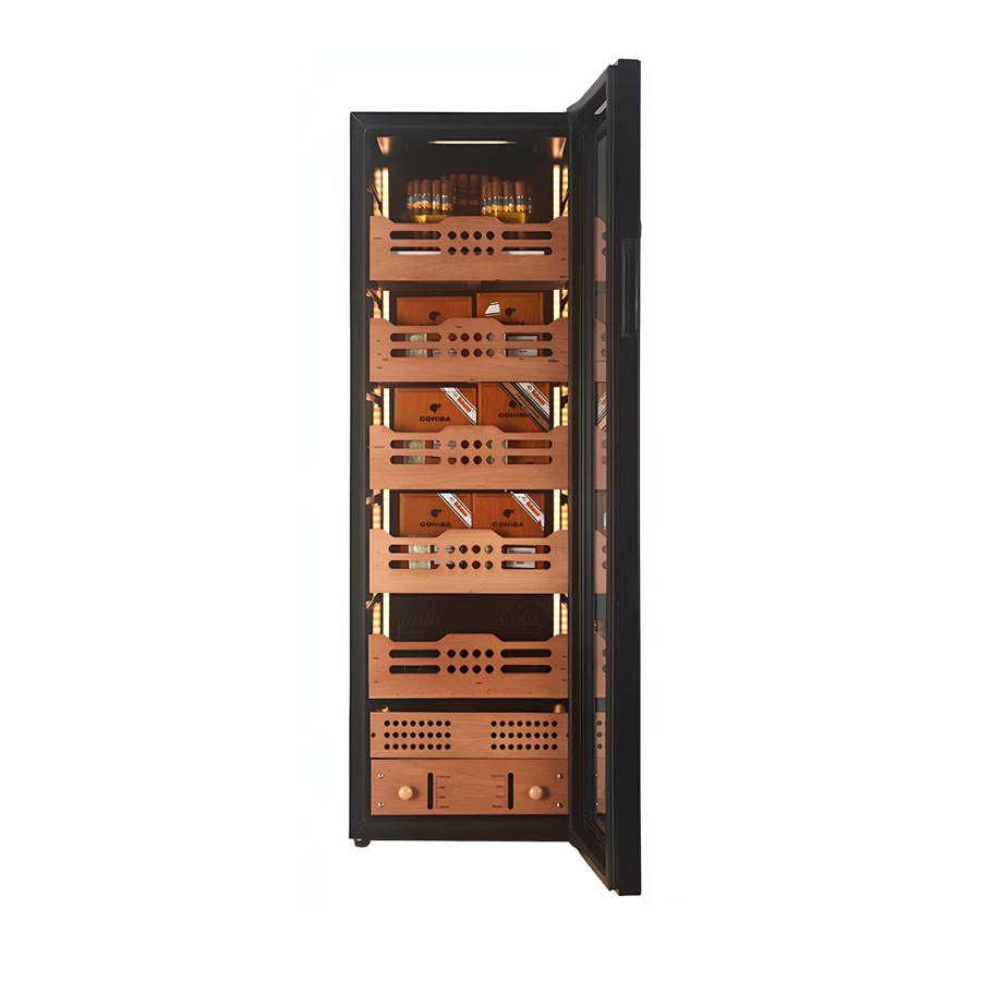 Cigar Humidor Cabinet Refrigerated Showcase Cigar Cooler Refrigerators ...