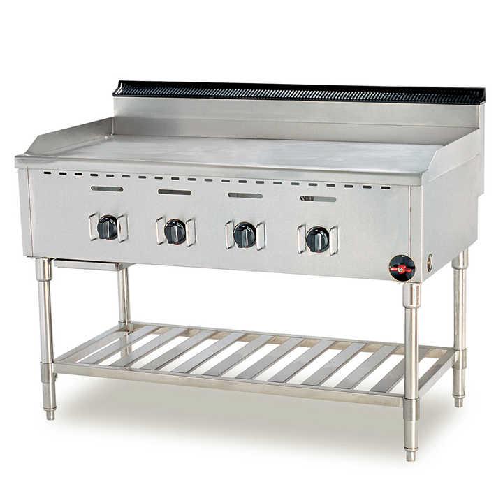 Gas Griddle Grill Commercial Fryer - Portable & Durable