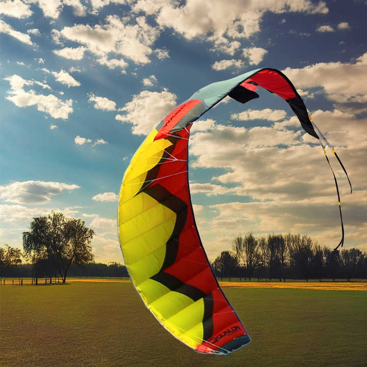 Beginner-friendly Parafoil Traction Quad Line Kite for Adults