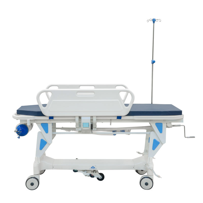 MN-SD001 Medical ABS Bed Head Three Rocking Flat Bed Hospital Punching ...