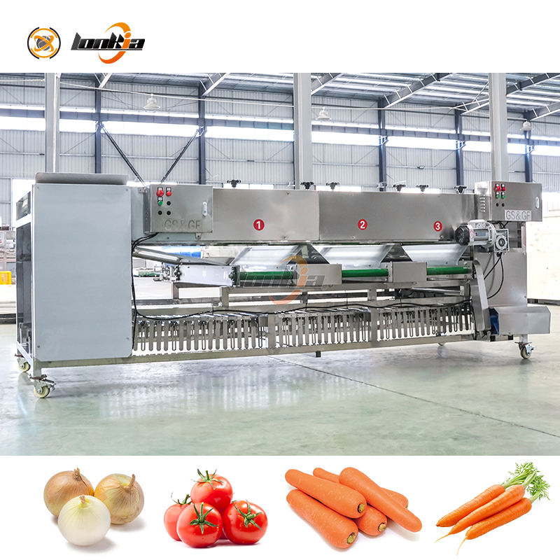 Roller Type Automatic Vegetable Fruit Carrot Radish Grading Sorting ...