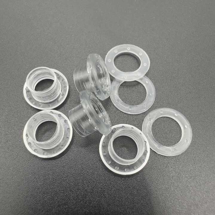 Transparent Plastic Garment Eyelets for DIY Crafts and Stationery for ...