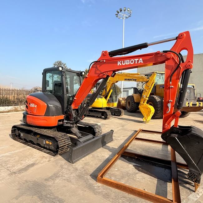 Kubota U55 Used Mini Hydraulic Excavator U55-4 Secondhand Small Earth ...