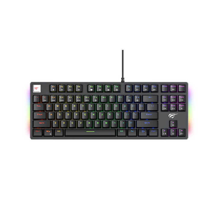Havit KB890L Mechanic Gamer Keyboard 87Keys Wired Rgb Mechanical Gaming ...