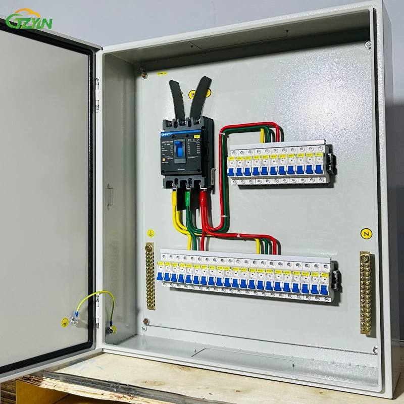 Complete Set 3 Phase 380V Steel Distribution Cabinet Control Panel Box ...