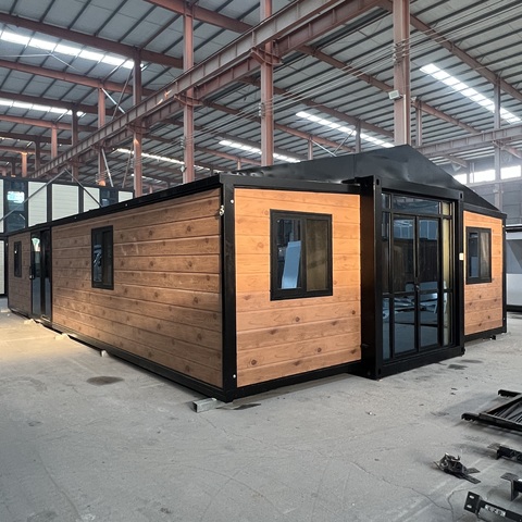 Prefab Wooden Cabin - Tiny Home Travel Camper Trailer