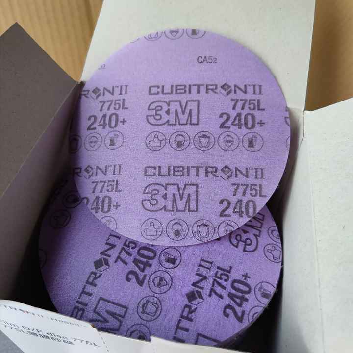 3M 775L Cubitron II Hookit Automotive Sandpaper Purple Sand Paper Disc ...