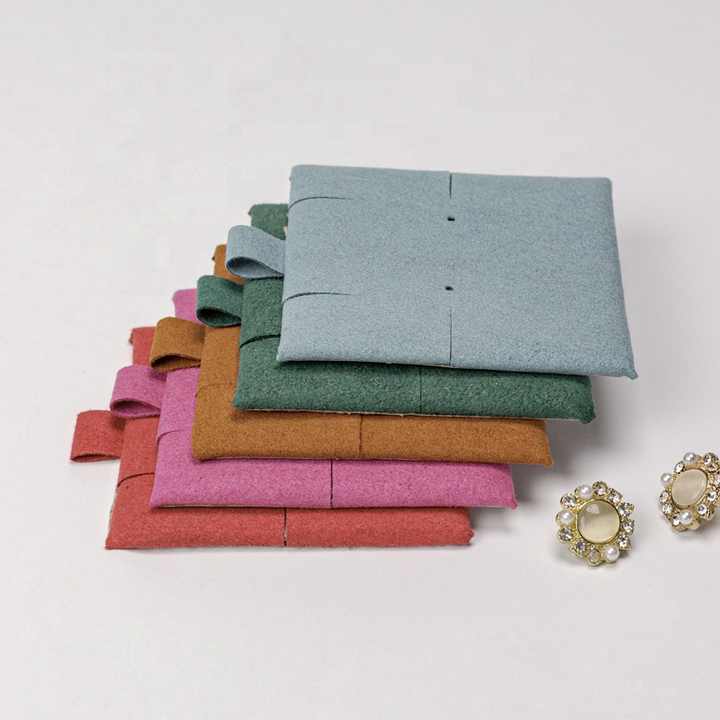 Custom Logo Microfiber Jewelry Packaging Pouch Bag Jewelry Display ...