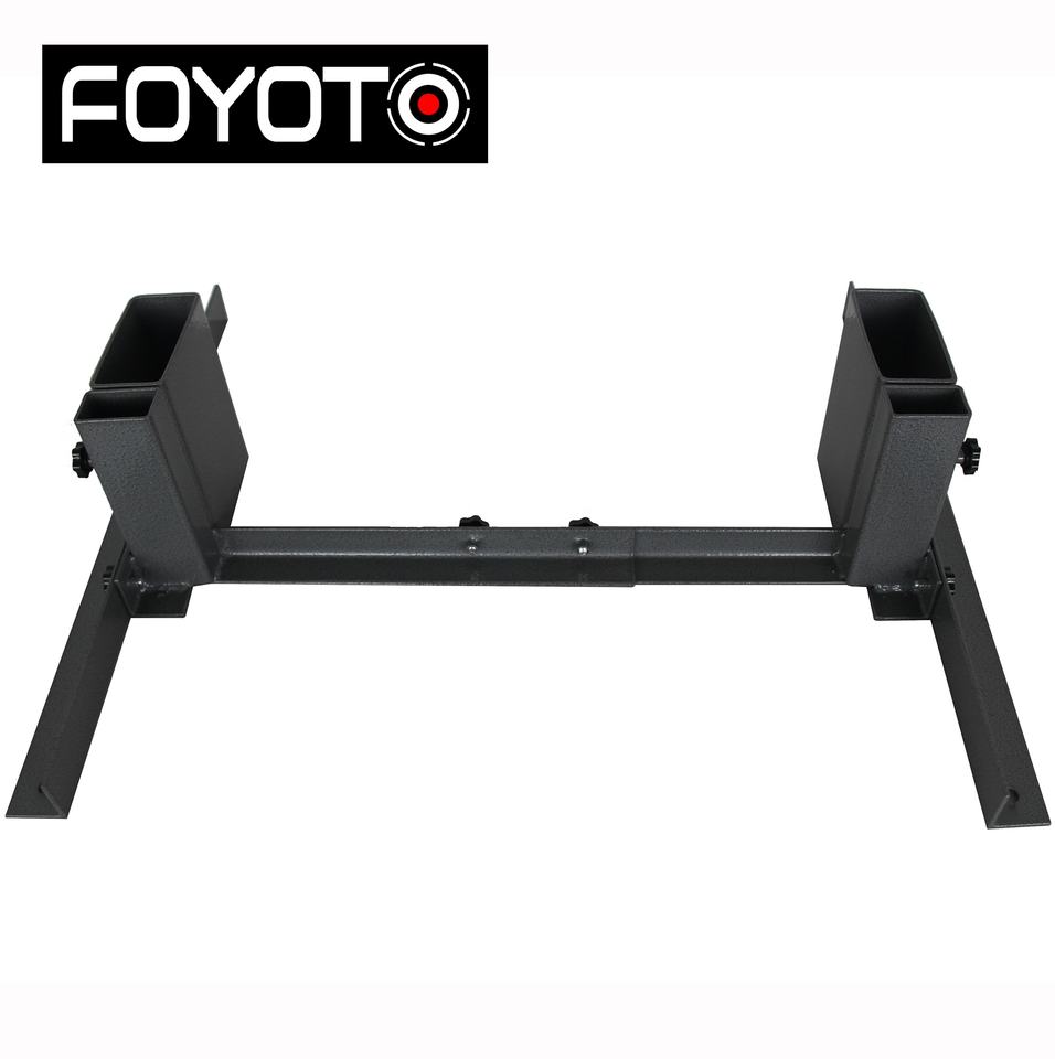 FOYOTO Outdoor Metal Shooting Target Stand - Adjustable & Durable