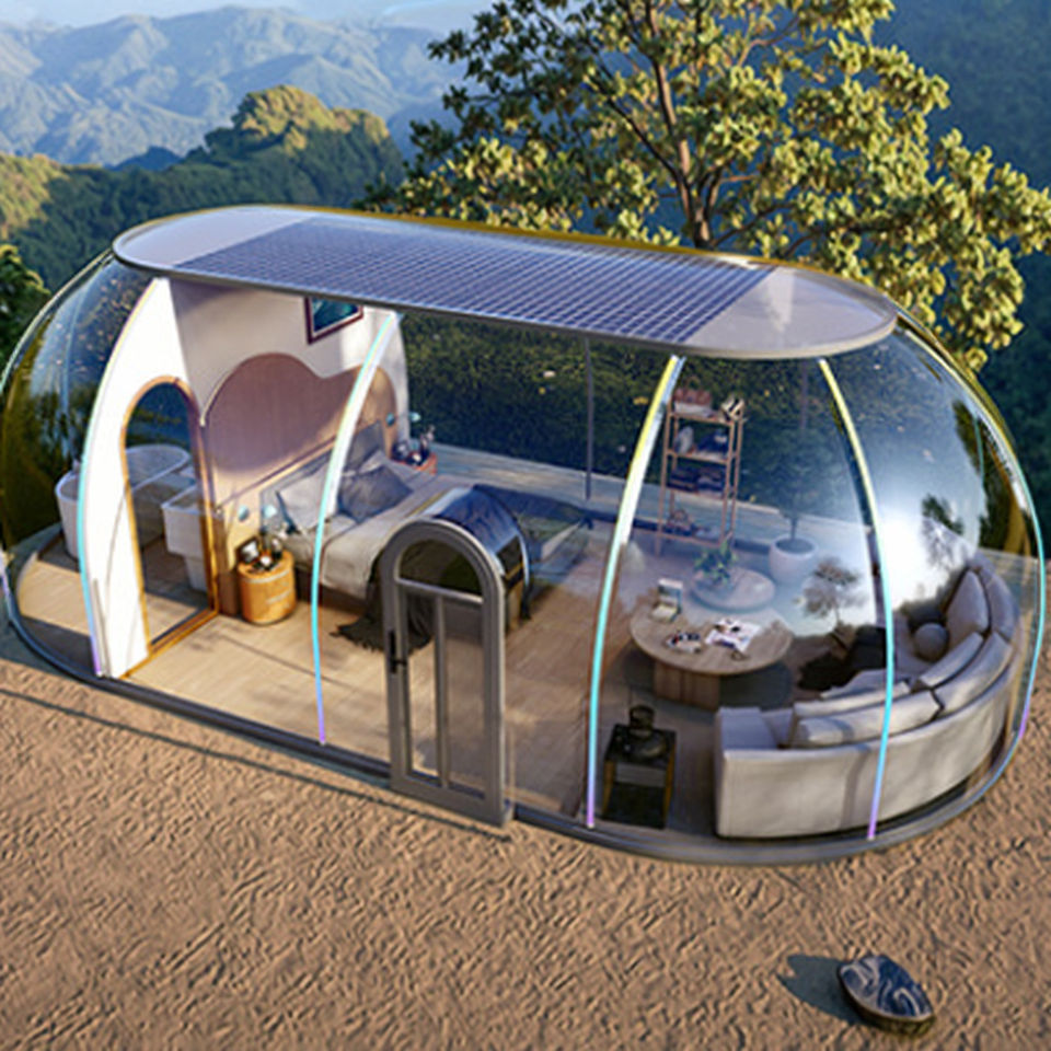 D2025 Outdoor Clear Igloo Bubble Tent - Durable & See-through
