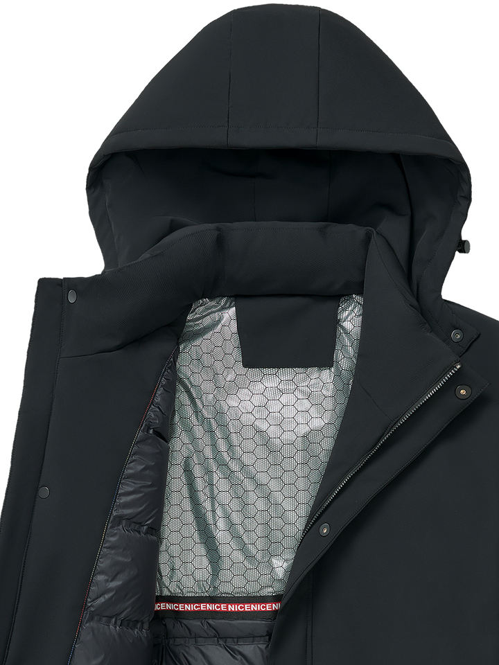 High-quality Hooded Zipper Windproof Waterproof Warm 90% Gourd-shaped ...