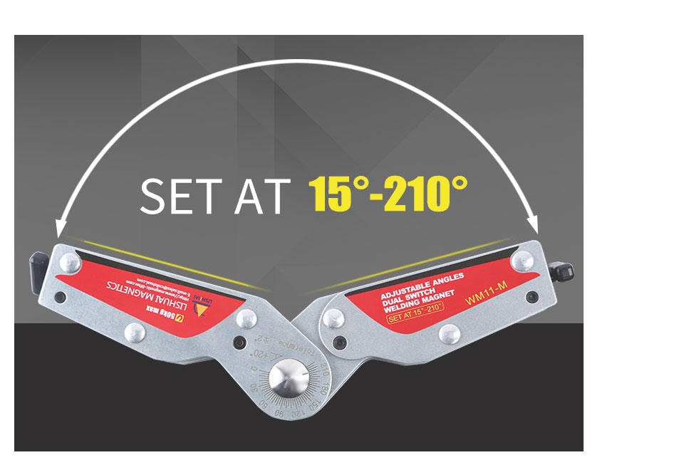 Dual Switch Adjustable Angle Magnetic Welding Bracket Square 15-210 ...
