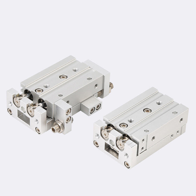 Pneumatic HLS Linear Slide Table Cylinder with Guide Rail