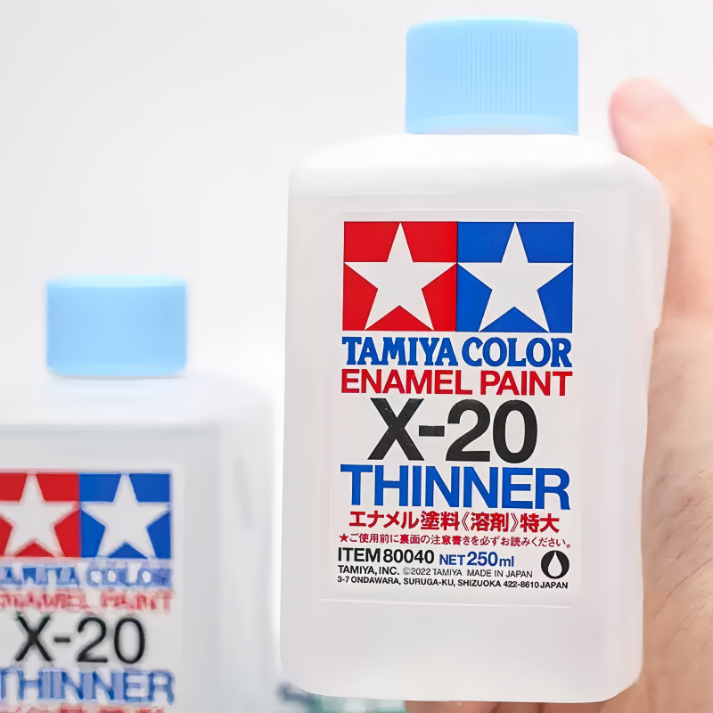 100% Original TAMIYA X20 80040 Enamel Paint Thinner Oil Based Solvent ...