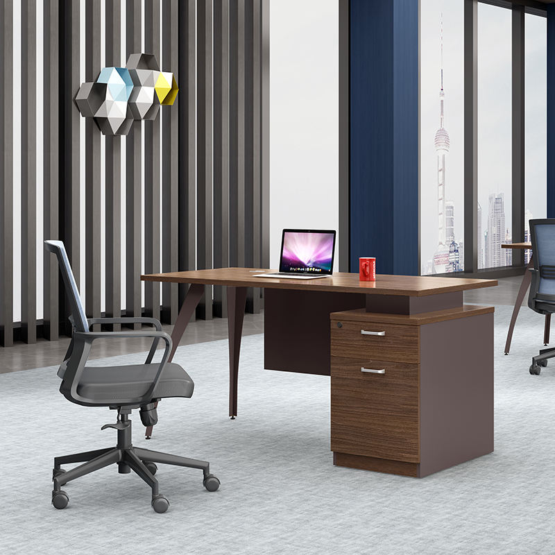 Office Wooden Table Set Workstation Staff Desk Home Computer Table for ...