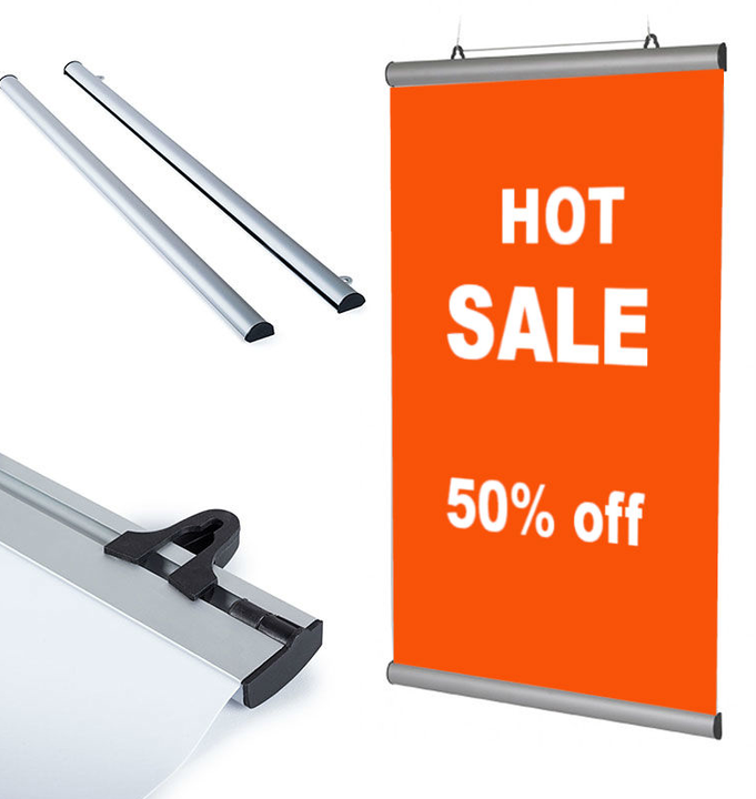 Aluminum Poster Hanger - Easy Change & Durable Display