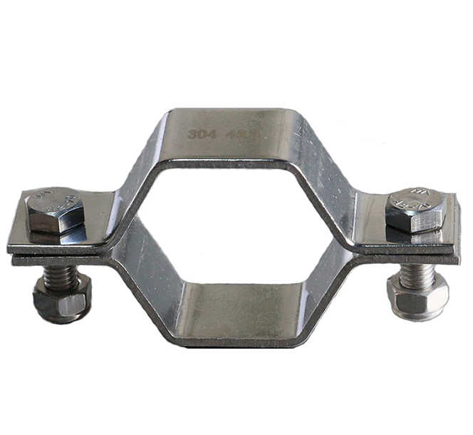 Stainless Steel 304 Sanitary Hexagon Tube Hanger Pipe Water Securely ...