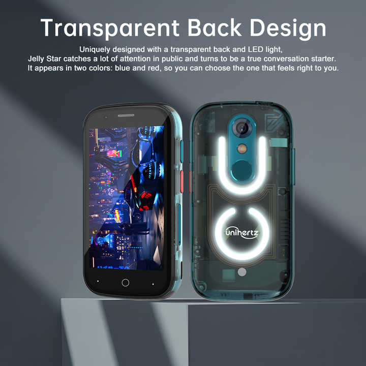 Unihertz Jelly Star 4G - Android 13 Smartphone with 8GB RAM