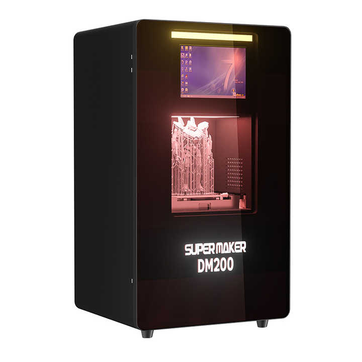 Dental Top-Down DLP 3D Printer Super Maker DM200 High Temperature ...