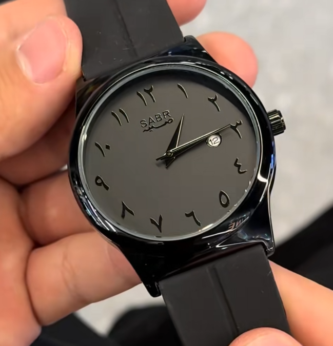 2026 New SABR Men's Arabic Numeral Watch 3ATM Waterproof Calendar Quartz Watch European and ...