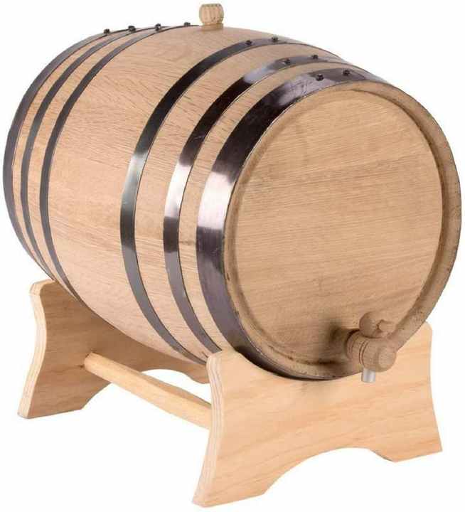 Custom High Quality Natural Solid Oak Mini Wood Barrel for Drinks and ...