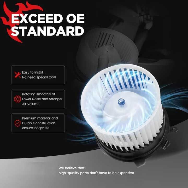 Blower Motor 27220-6A00K 27220-6A01A 273-SKC-690A Compatible Genuine Replacement for Nissan ...