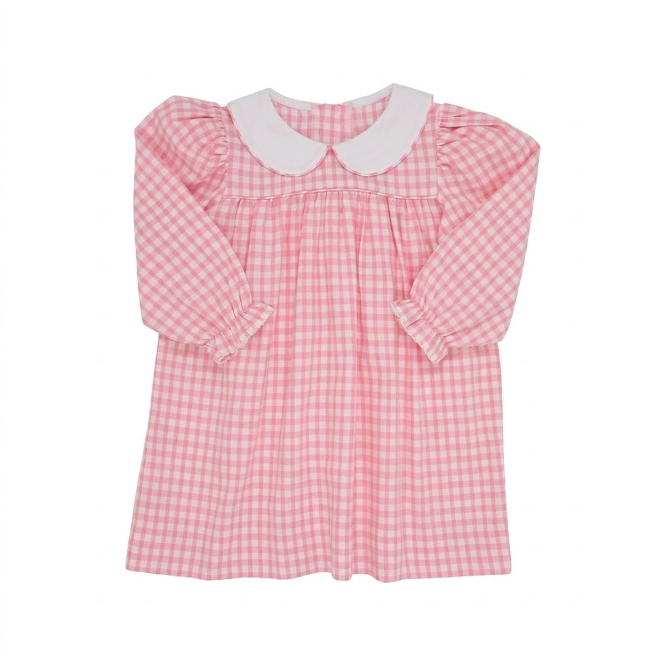Kids Sister Matching Outfits Pastel Plaid Toddler Dress Smocked Style ...