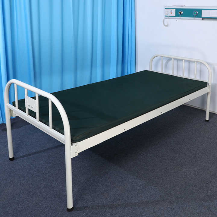 Iron Manual Hospital Bed for Elderly Care Steel Furniture for Home ...