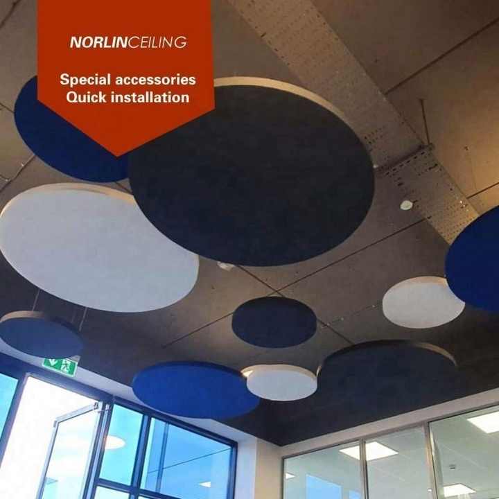 Master Acoustic Fiberglass Suspended Baffles Ceiling Square Round ...