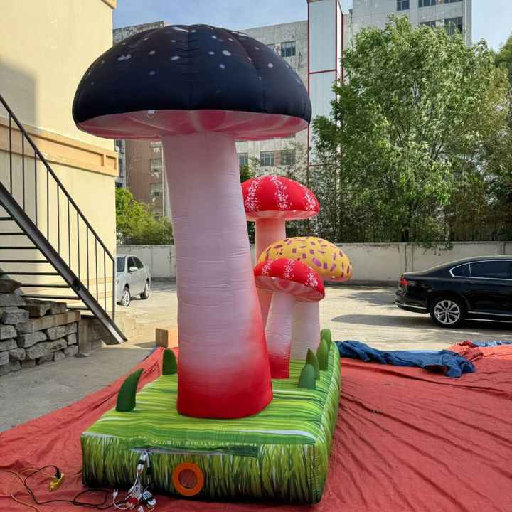 Mushrooms Theme Party Inflatable Decoration Snow Globe Balloon Tent ...