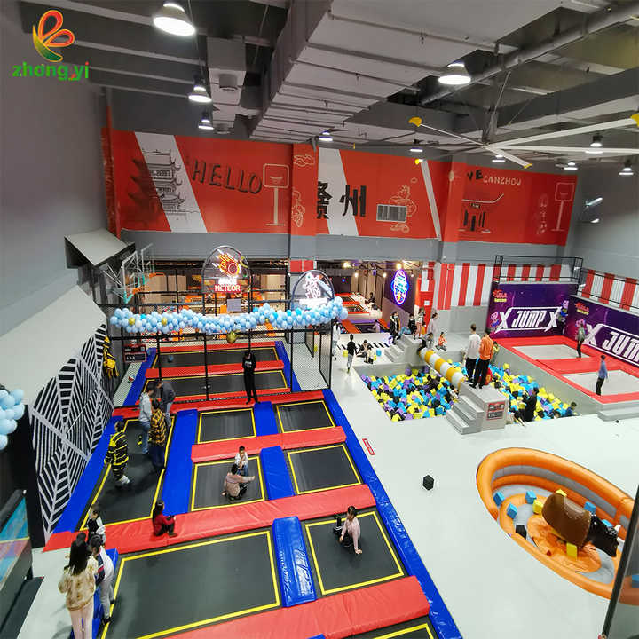 Zhongyi Adults Kid Indoor Amusement Jump Trampoline Park