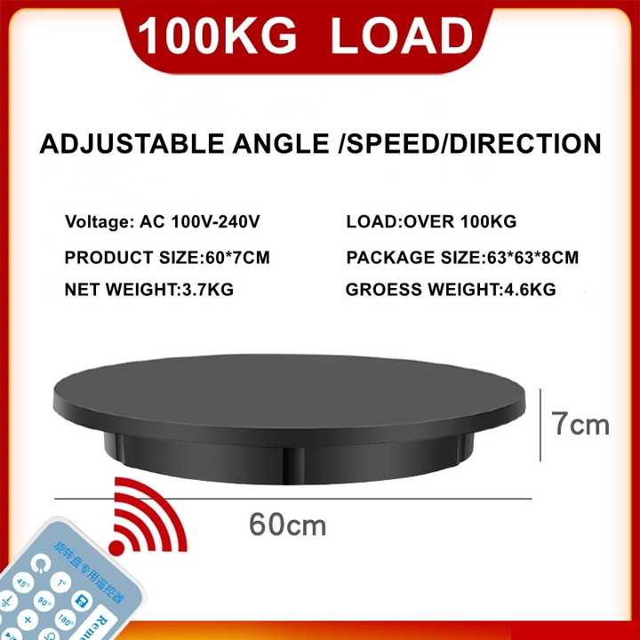 150KG Motorized 60cm Display Stand for Photography & OEM/ODM