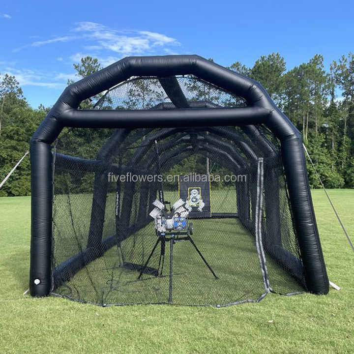 Inflatable Batting Cage - Fun & Durable Game for All Ages