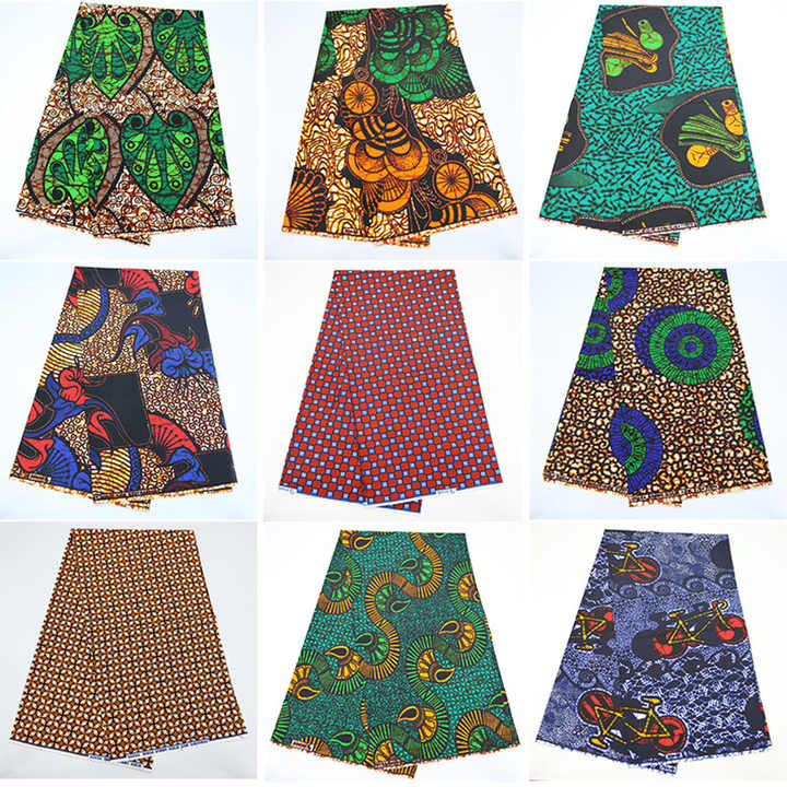 Shop Ankara African Kitenge Java Wax Design Super Gold