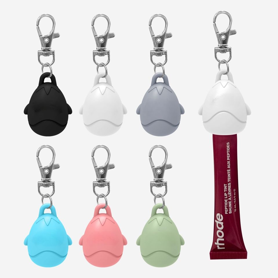 Portable Durable Holder Keychain Compatible Silicone Keychain Cap ...