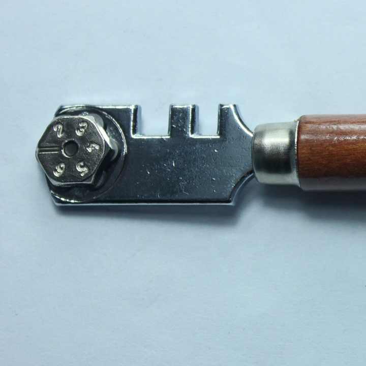 High Quality German Carbide Glass Cutter with Wooden Handle