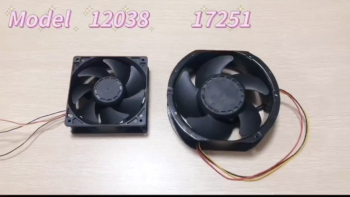 Wafer Factory Long Life 24V Cooling Fan 172*150*51mm 5000rpm 350CFM Low ...