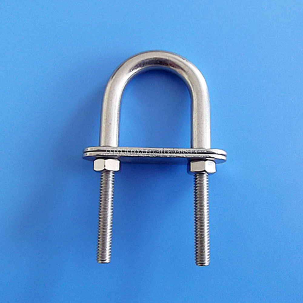Premium Quality steel u bolt with plate and nuts for Business Buyers ...