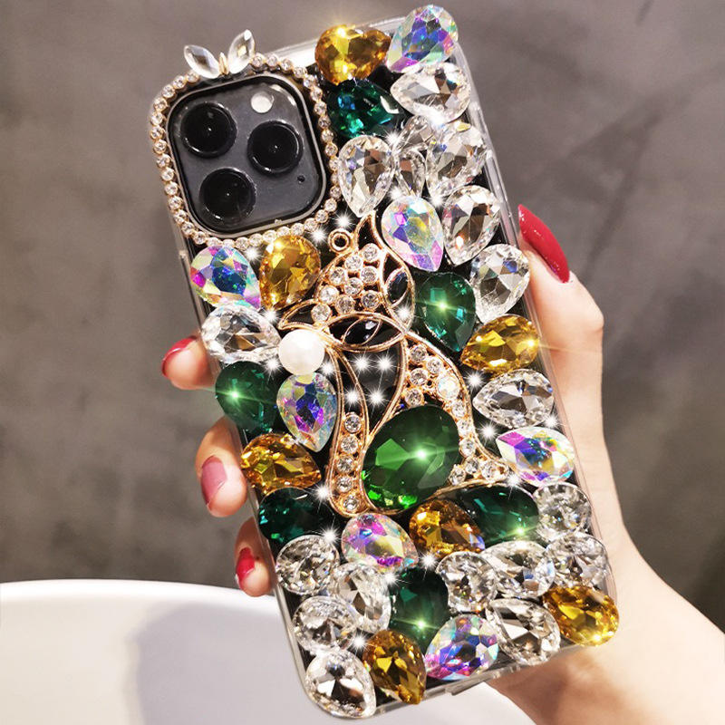 Jmax Fashion 3D Cute Cartoon Animal Bling Glitter Rhinestone Phone Case ...