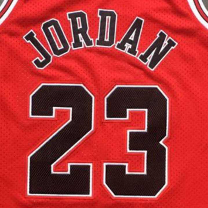 Ready to Ship Michael 23 Red Best Quality Stitched Basketball Jersey ...