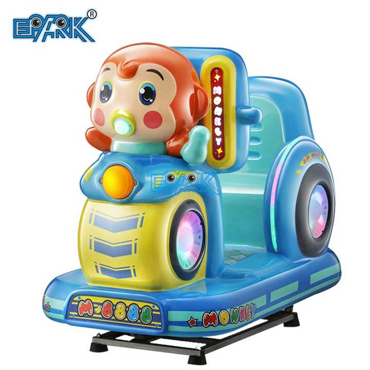 Token Coin Operated Electric Kids Rocking Machine Amusement Game Kiddie ...