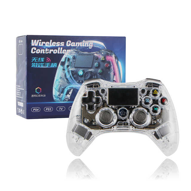 Switch Game Handle Switch Pro Transparent Luminous Wireless Gamepad ...