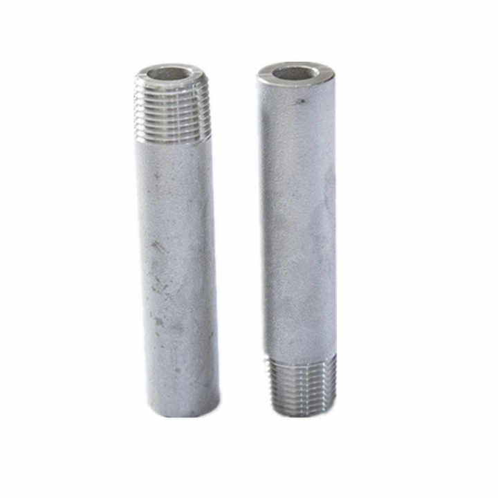 Sch80 1 "npt 나사 파이프 젖꼭지 304 스테인레스 스틸 표준 원활한 Poe Pbe Toe Tbe 남성 Bspp Npt ...